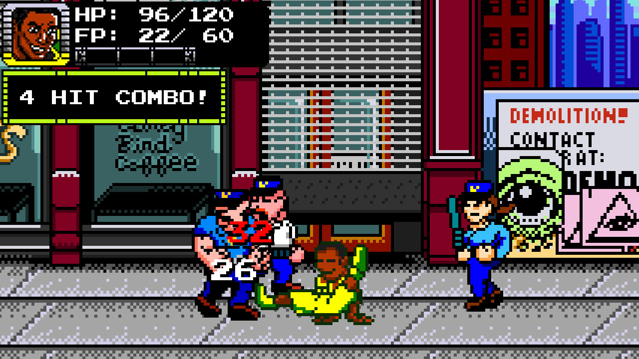 Treachery in Beatdown City, un jeu de combat 2D mêlant le beat'em up ...